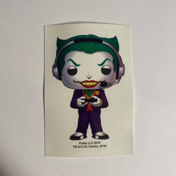 DC Comics | Office | The Joker Gamer Funko Pop Sticker | Poshmark